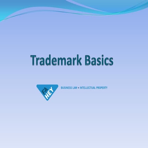 Trademark basics | PPTX