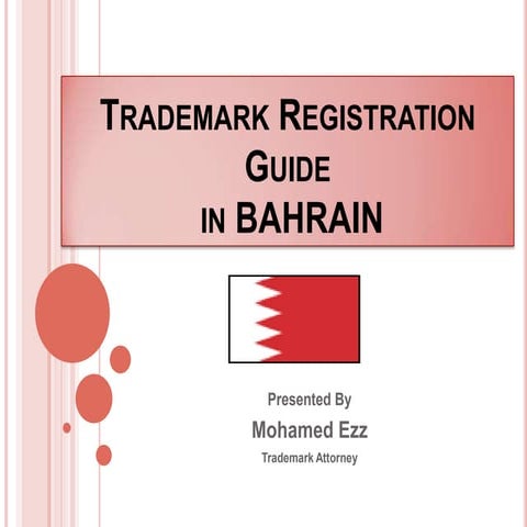 Trademark Guide In Bahrain | PPTX