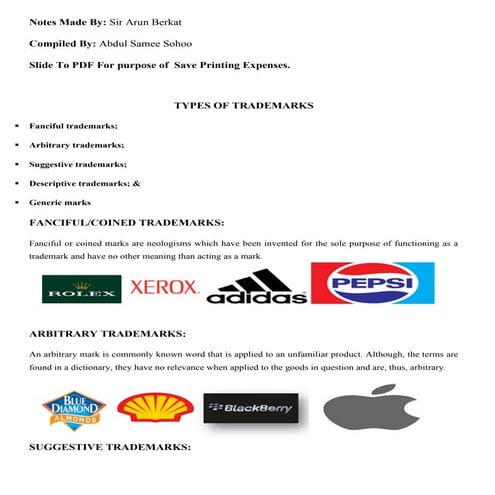 Trademark (Intellectual Property Law) | PDF