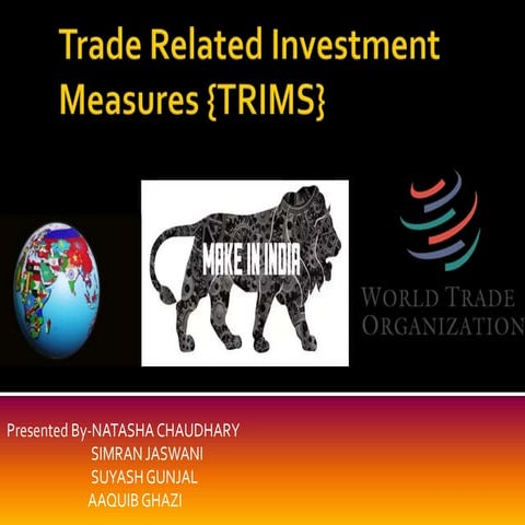 Shrimp - Turtle case at WTO | PPTX