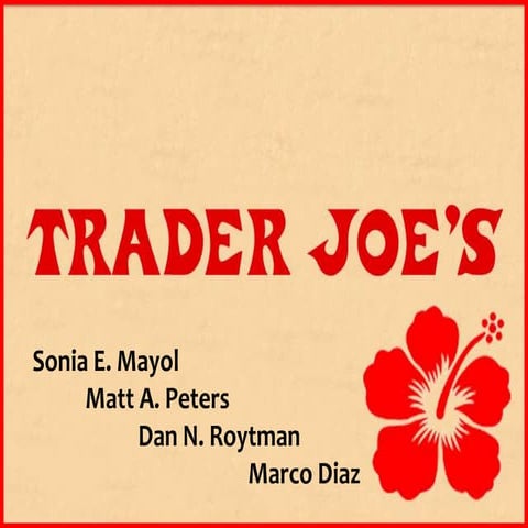 Trader joe's Advertising/Marketing Campaign | PPT