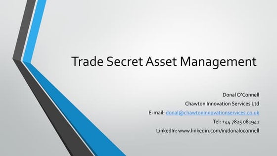 INTERPLAY OF ARTIFICIAL INTELLIGENCE ON TRADE SECRETS | PDF ...