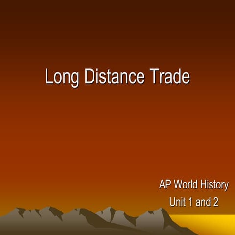 Period 2 Trade Expansion | PPT