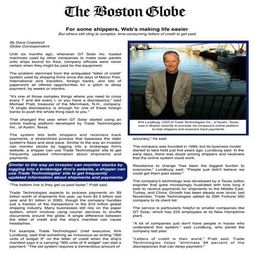 Boston Globe Article | PDF
