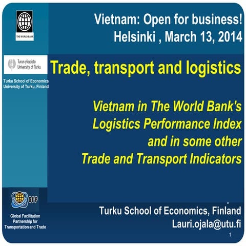 Trade, transport and logistics in vietnam | PDF