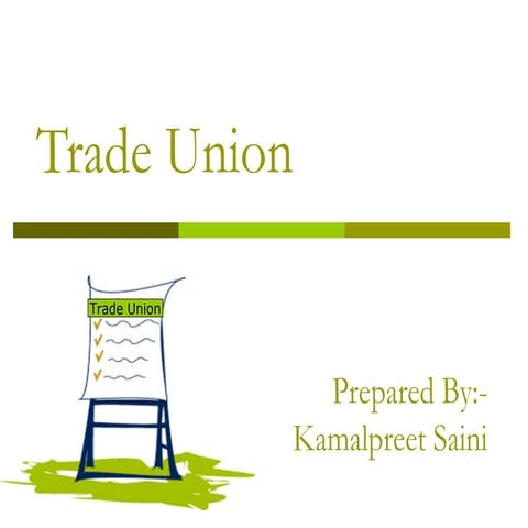 Immunities of Trade Union | PPTX