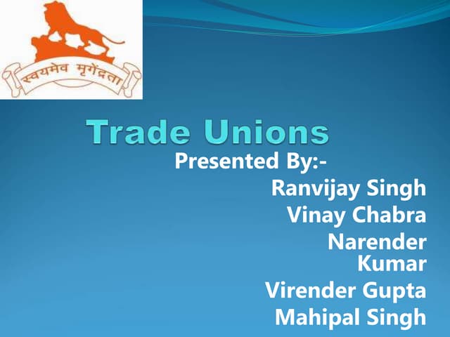 Trade Union.ppt