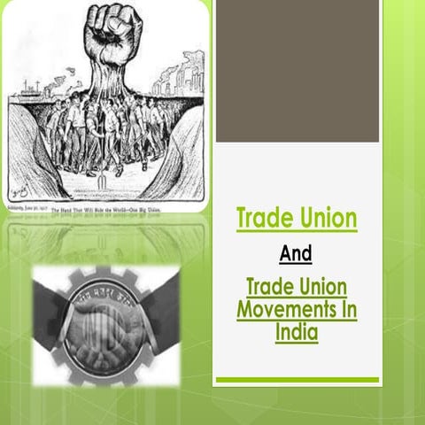 Trade union | PPTX | Business | Business and Finance