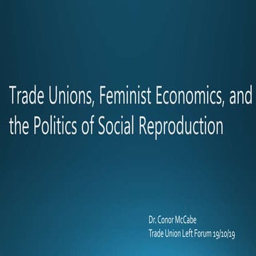 Trade union left forum oct 19 | PPT