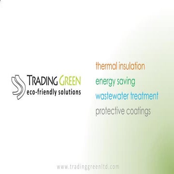 Trading Green - Company Profile 2012 | PDF