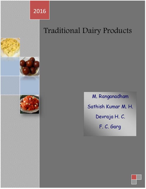 traditional dairy products | PDF