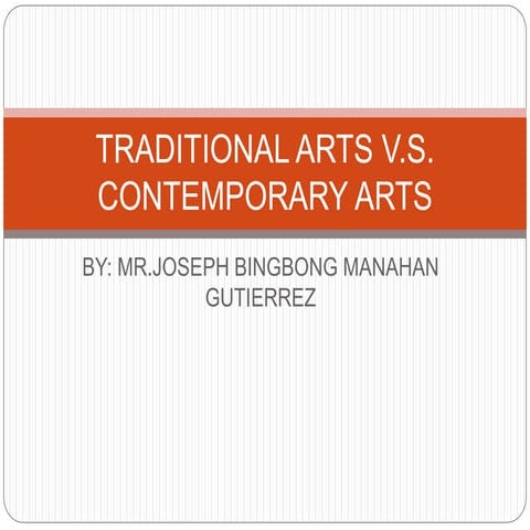 Contemporary Philippine Arts from the Regions - Local Materials | PPTX