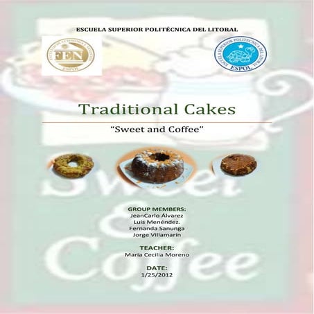 Traditional cakes project | DOCX