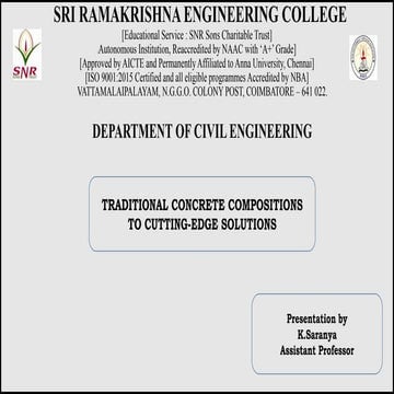 Traditional Concrete Compositions to Cutting Edge Solutions..pptx
