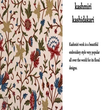 kashida of Kashmir embroidery presentation .pptx