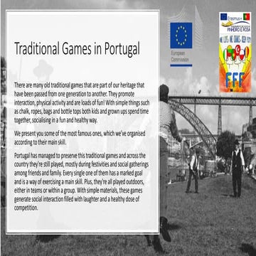Traditional games in Portugal | PPTX
