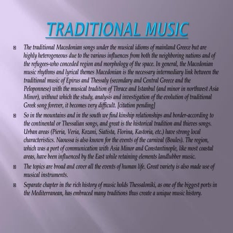 Traditional music macedonian (1) | PDF | World/International Music | Music