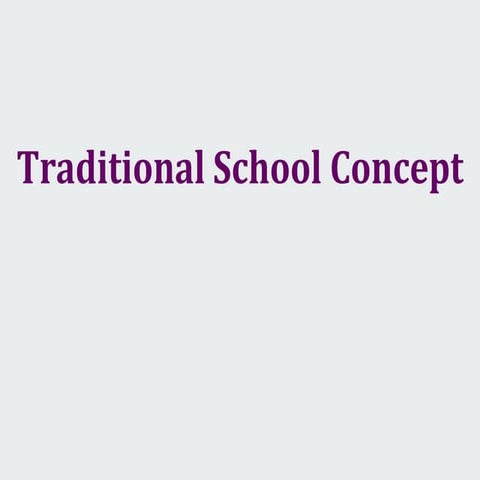 Traditional program | PPTX