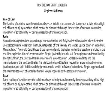 Traditional Strict Liability - for Defective Products.pptx