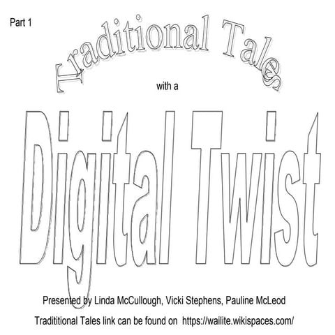 Traditional Tales Part 1 | PPT