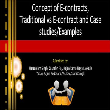 Traditional vs E-contract | PPTX