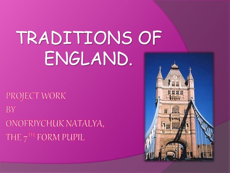 Traditions of england