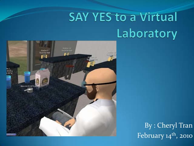 Virtual chemistry | PPTX | Technology & Computing
