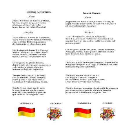 HIMNO A CUENCA | PDF