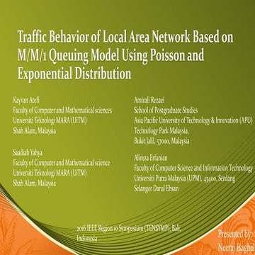 Traffic Behavior Of Local Area Network Based On Ppt