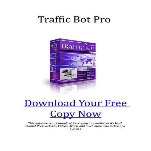 Miracle Traffic Bot | PDF