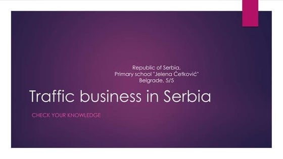 Students Product_Serbia | PPT