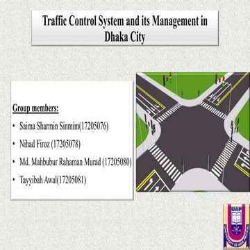 Traffic control system and its management | PPTX