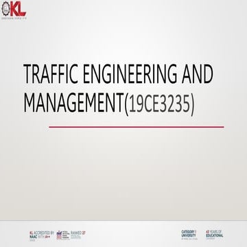 Traffic Engineering Management Presentation Pptx
