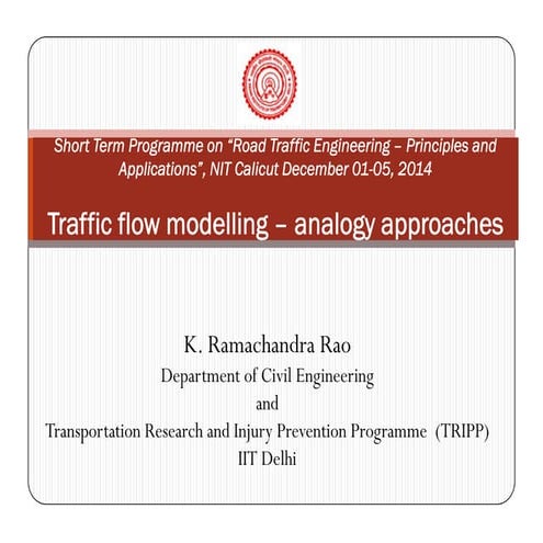 Traffic flow modelling _ analogy approaches.pdf