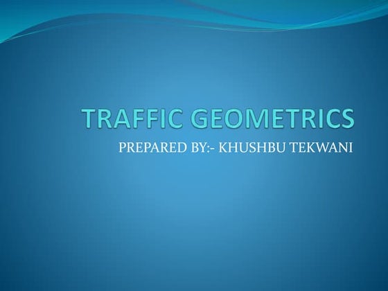 Road Junctions - Transportation Planning | PPTX | Auto Safety | Automotive