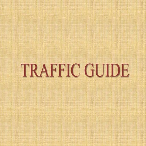 Traffic guide | PPTX