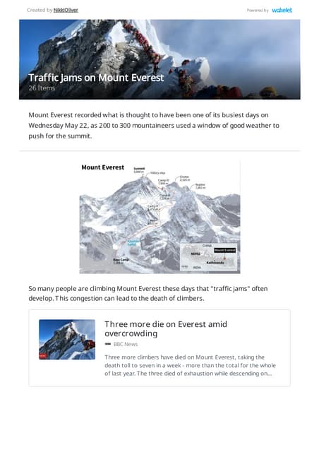 Research Paper On Mount Everest | PDF
