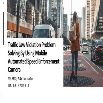 Traffic law violation problem solving by using mobile | PPTX