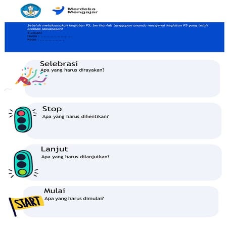 Traffic Light Reflection (1) (2).docx untuk bahan refleksi | PDF