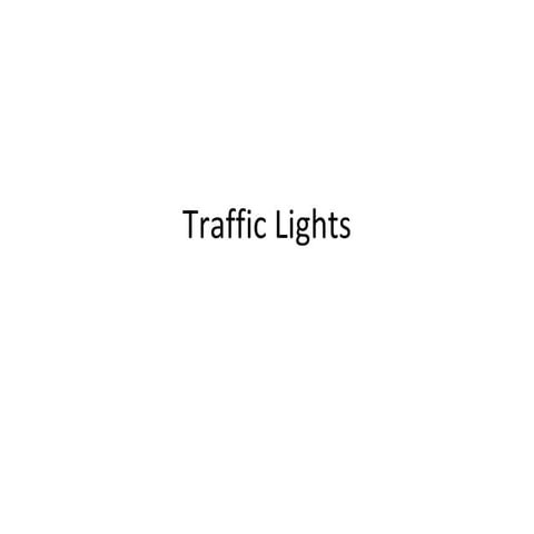 Traffic lights | PPT