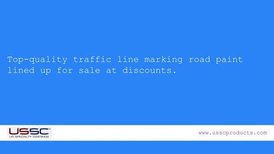 Traffic marking paint | PPT