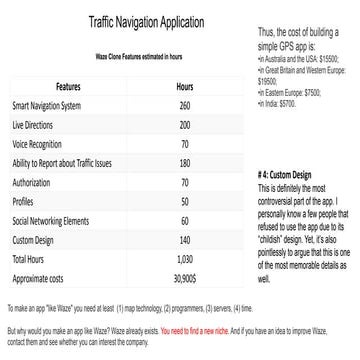 Traffic navigation application | PPTX