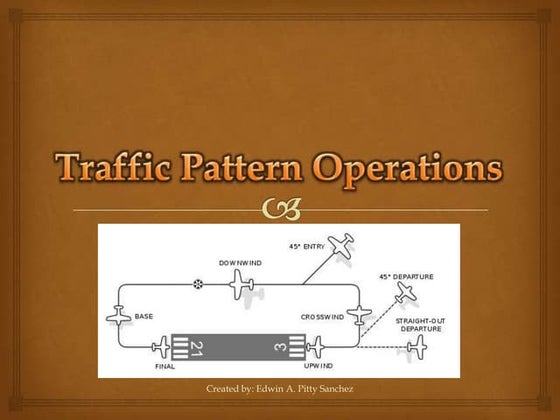 Traffic Pattern and Communication (Groups B/C/D) | PPT