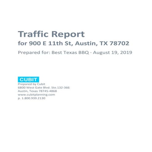 Traffic Report Sample 2019 | PDF