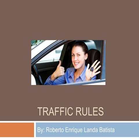 Traffic rules | PPT