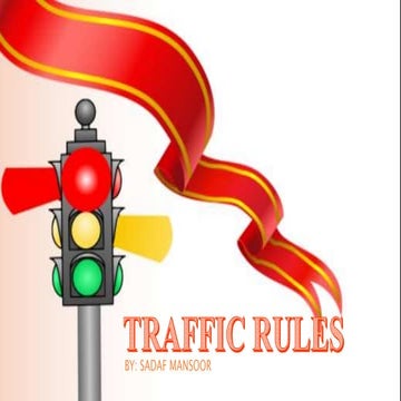 Traffic rules | PPTX