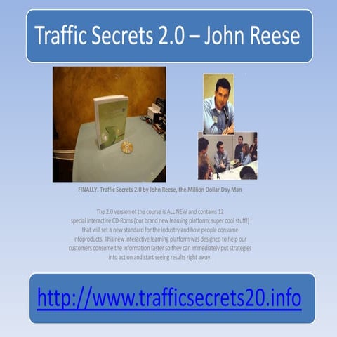 Traffic Secrets 2.0 - John Reese | PPT