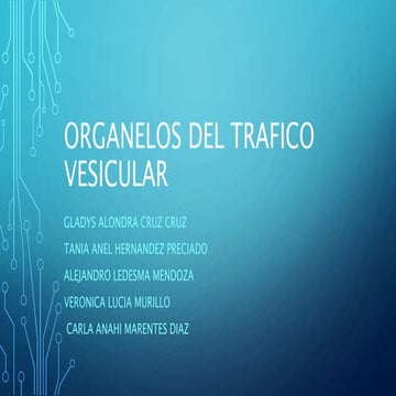 Trafico vesicular | PPTX