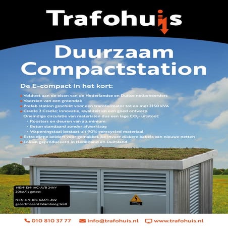 Trafohuis E-compact folder | PDF