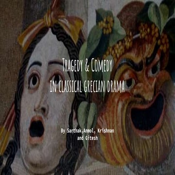 Tragedy in classical drama | PPTX